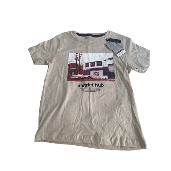 District | Shirts & Tops | Nwt Denim Flower Ricky Singh District Hub ...